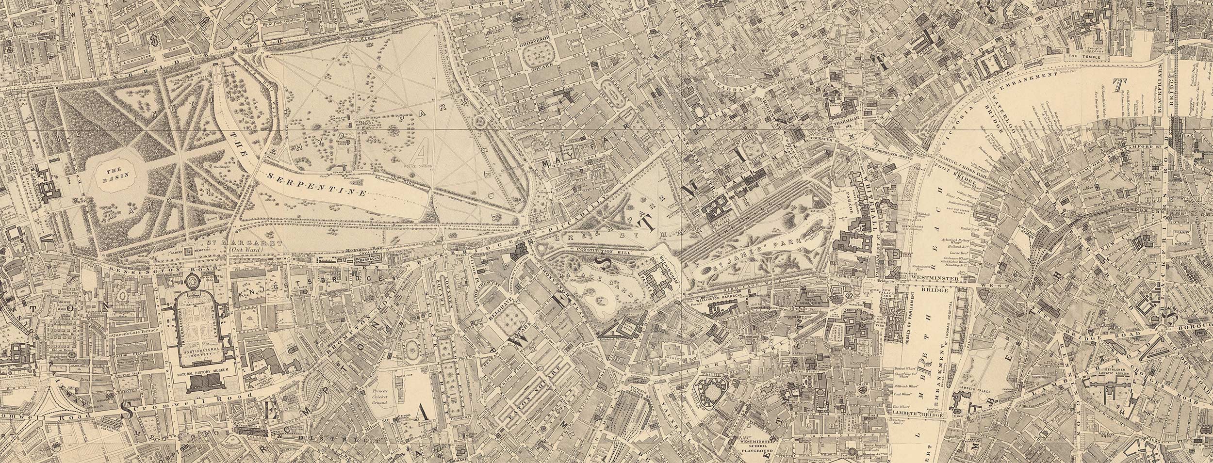 Stanford's Library Map of London in 24 sheets (1862) – The Unique Maps Co.