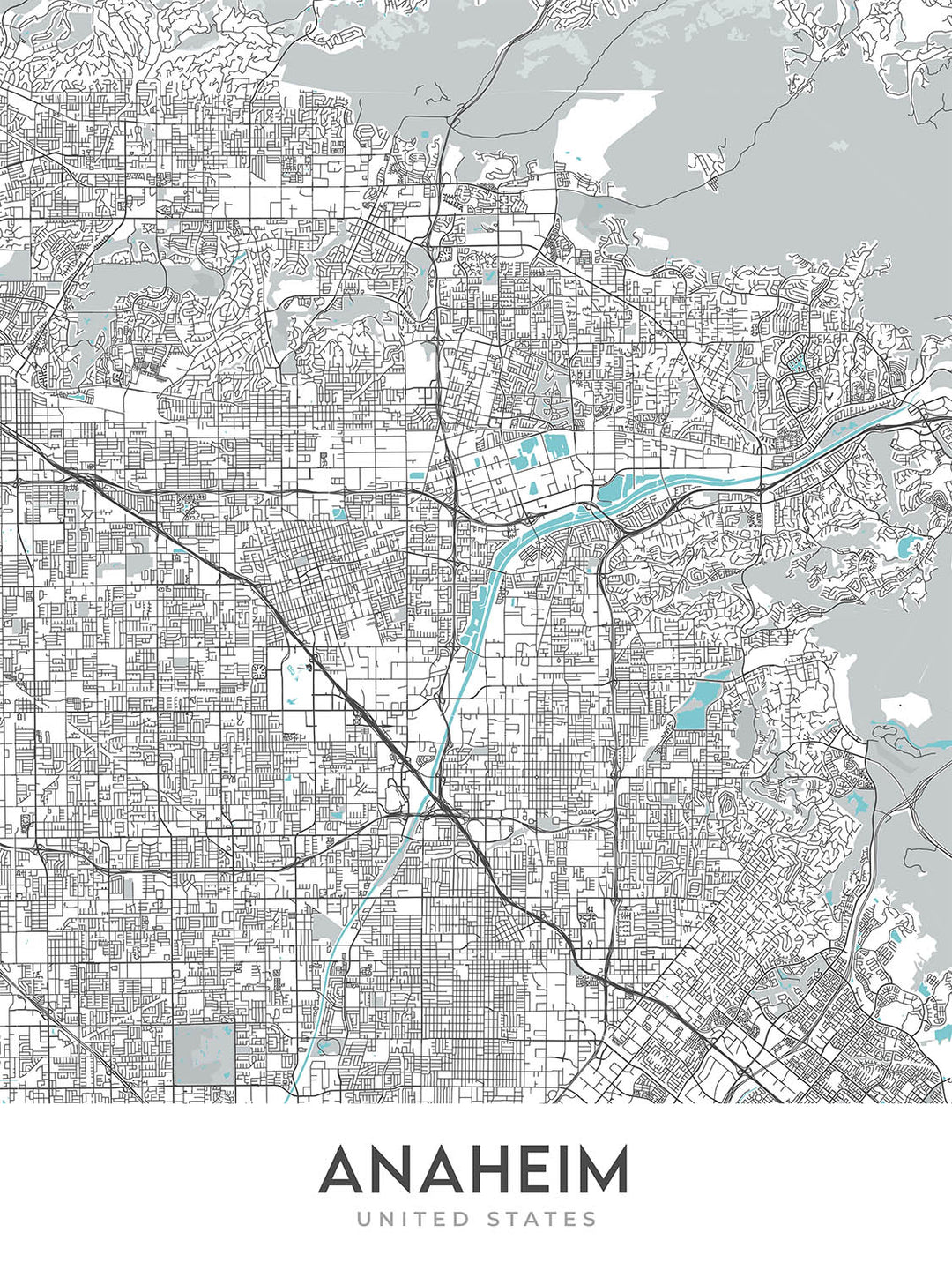Maps Of Anaheim California