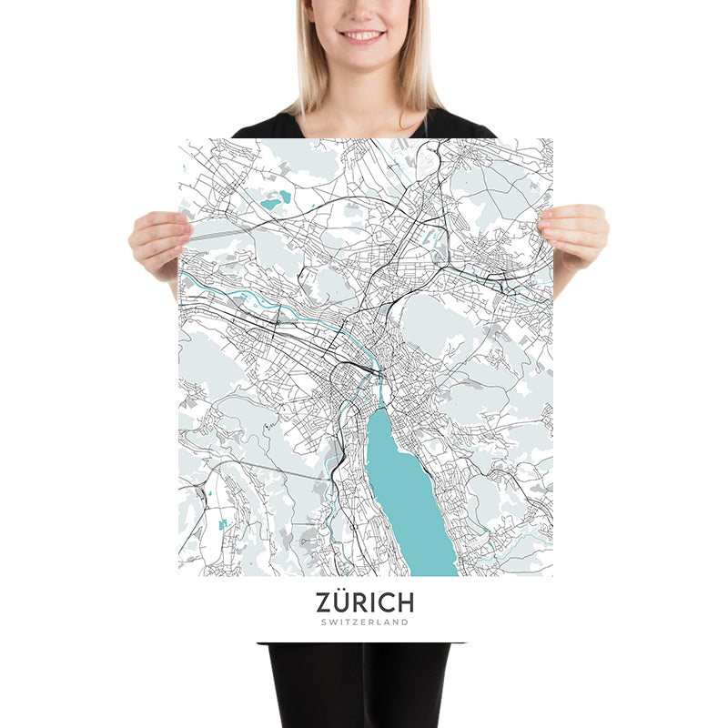 Map Of Lake Zurich Area