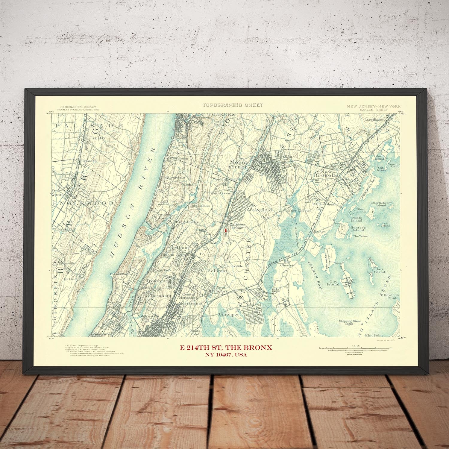 Personalized Old Map (USA) - Make Your Own 1800s and 1900s USGS Topo Z ...